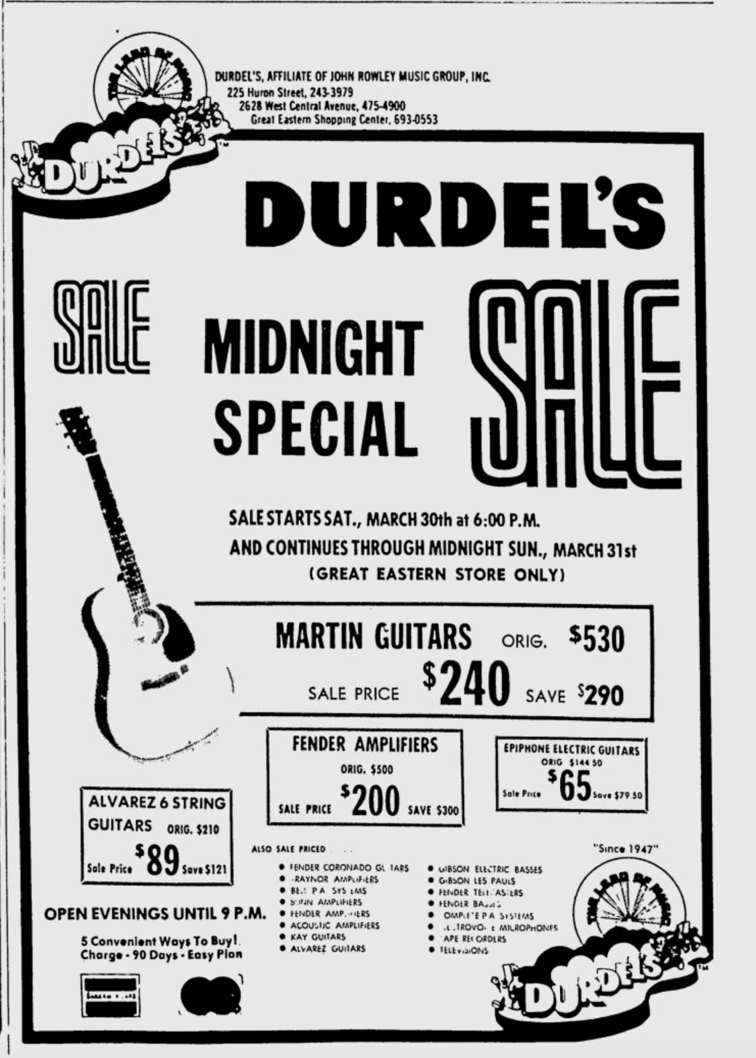 Durdel’s Music - Retro Toledo Metro