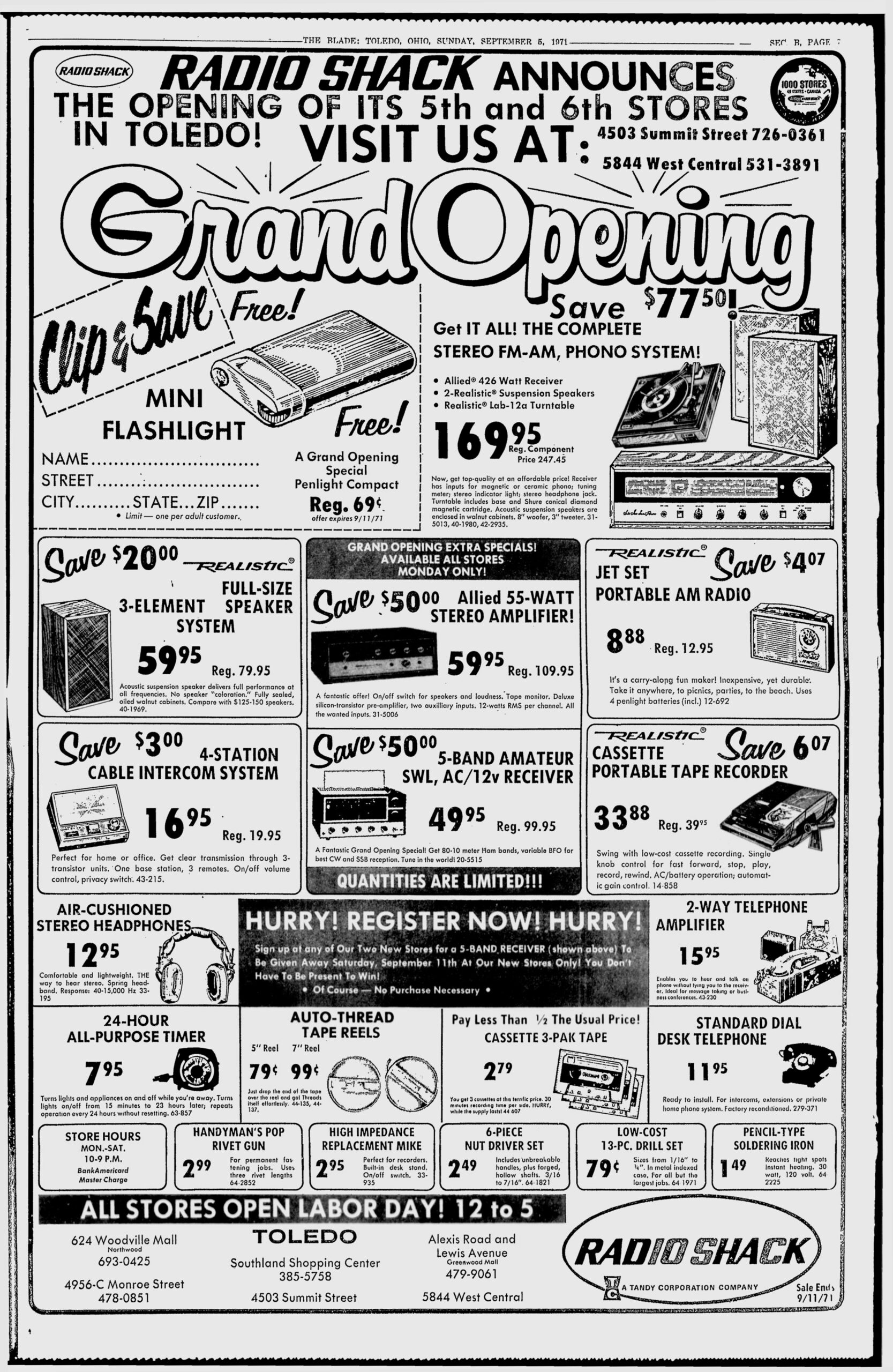 Radio Shack - Retro Toledo Metro
